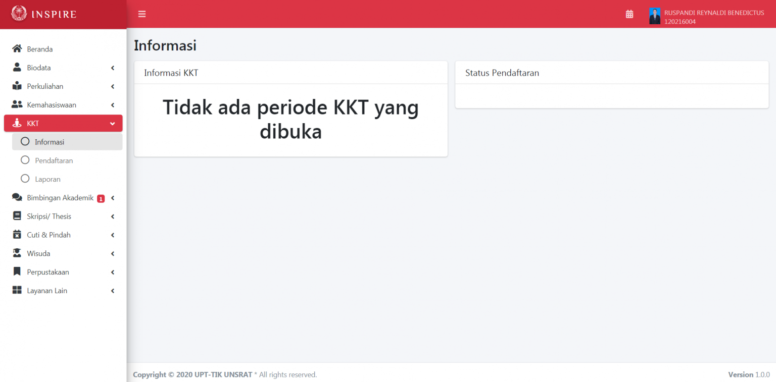Informasi KKT – PANDUAN PENGGUNA
